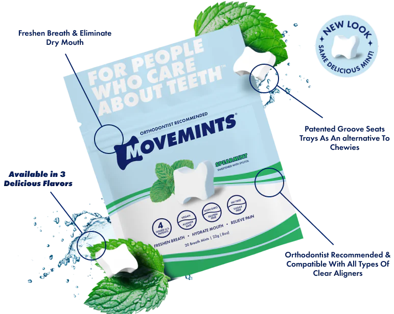 Clear Aligner Mints | Movemints | Invisalign Accessories